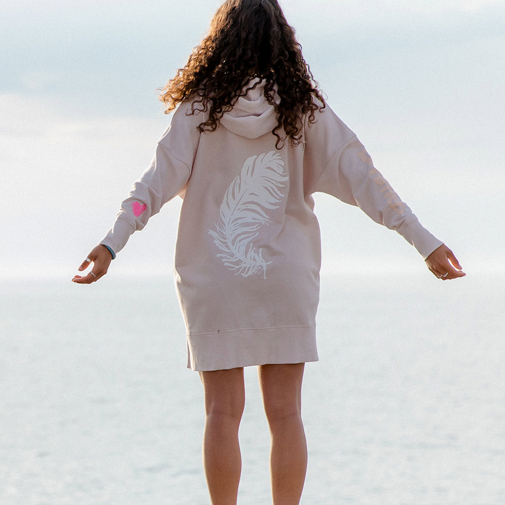 White Feather Women's Organic Cotton Jacket | Lovbird Design – Lovbird ...