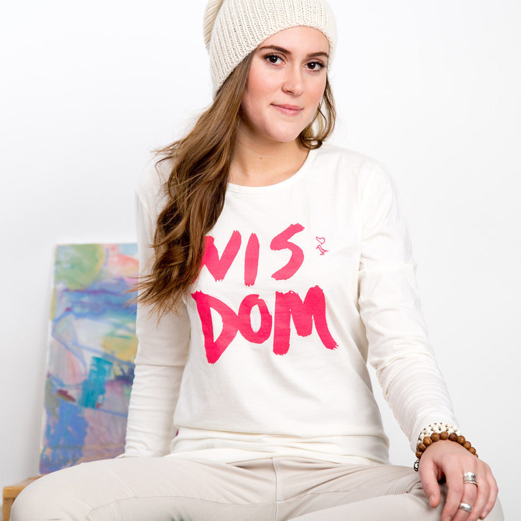 Wisdom Women's Organic Cotton Infinity T-shirt | Lovbird Design ...